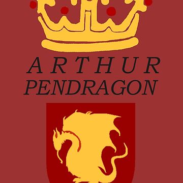 "Arthur Pendragon Crest Print (BBC Merlin)" Tapestry for Sale by ...