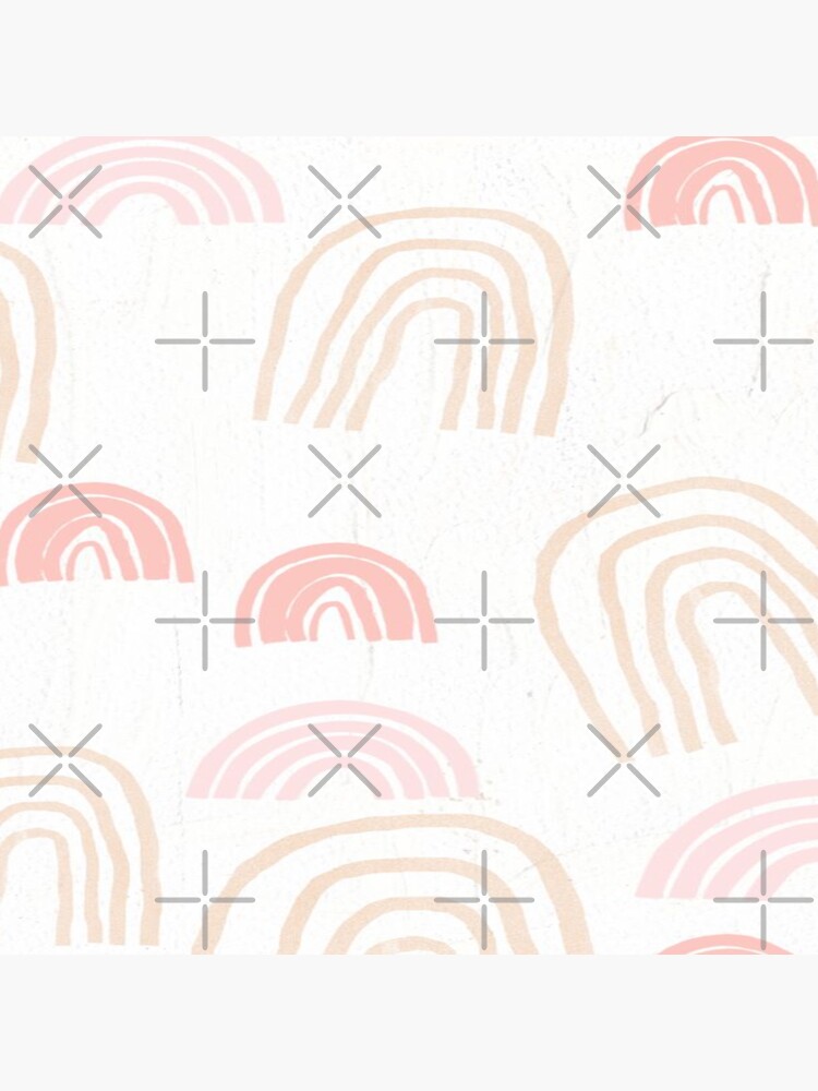 "Pink rainbow design" Sticker by ashshaiv | Redbubble