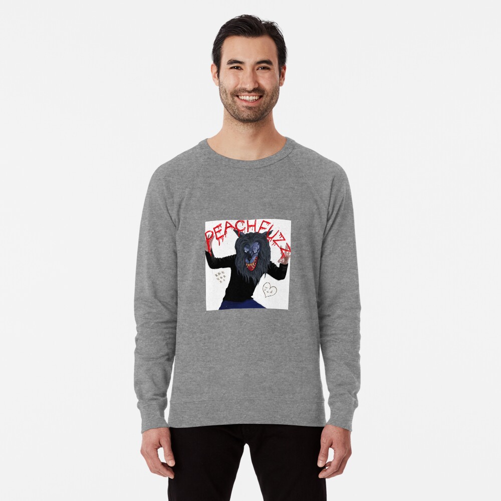 "Creep - Peachfuzz Werewolf Mask Pose " Sticker for Sale by pinkart666 ...