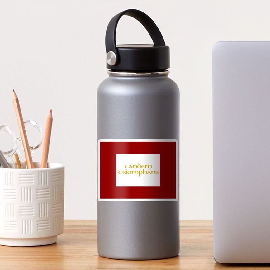 "Jacobite Flag | “Tandem Triumphans”" Sticker for Sale by ...