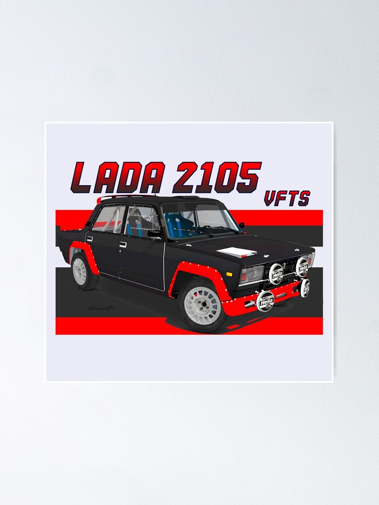 "Lada 2105 VFTS" Poster for Sale by pjesusartrb | Redbubble