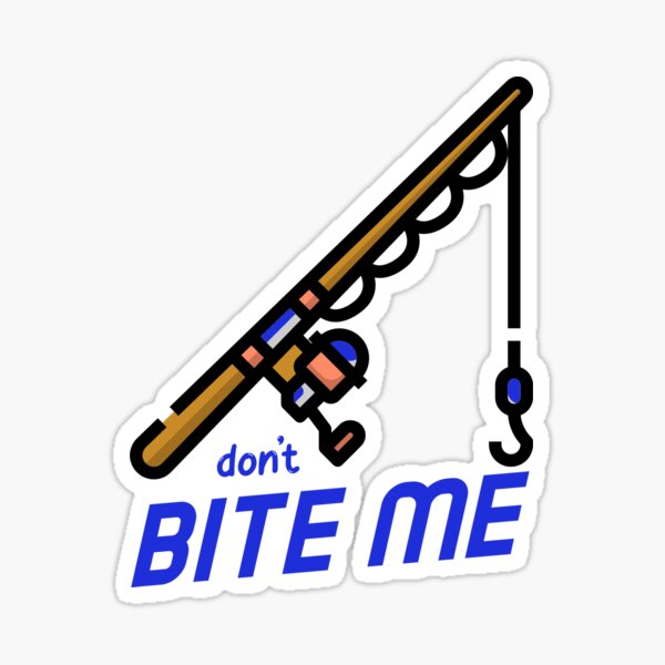 "Don’t bite me" Sticker for Sale by manardesign | Redbubble