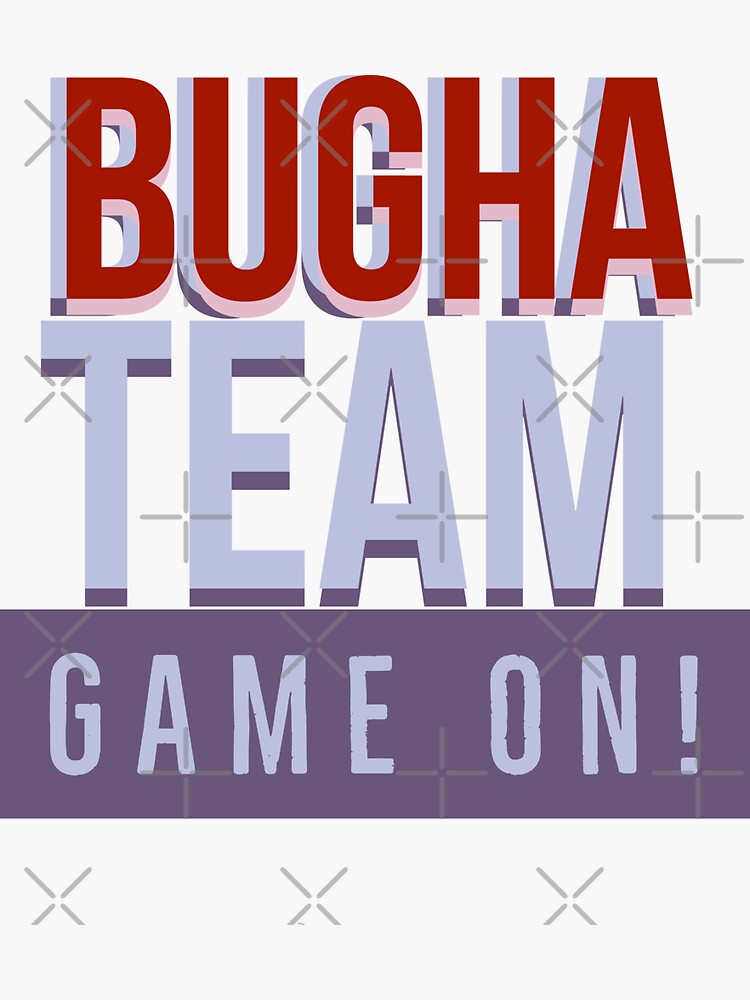 "Bugha team Game on **" Sticker for Sale by UniqueArtShop | Redbubble
