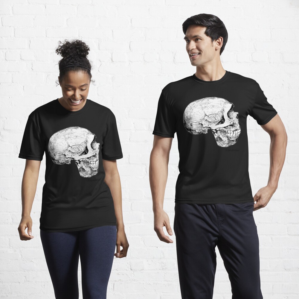 "Neanderthal Skull" Sticker for Sale by StudioEmilia | Redbubble