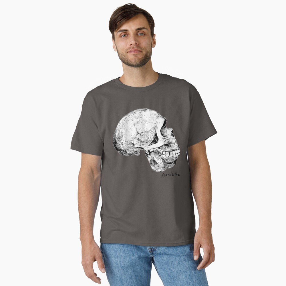 "Neanderthal Skull" Sticker for Sale by StudioEmilia | Redbubble
