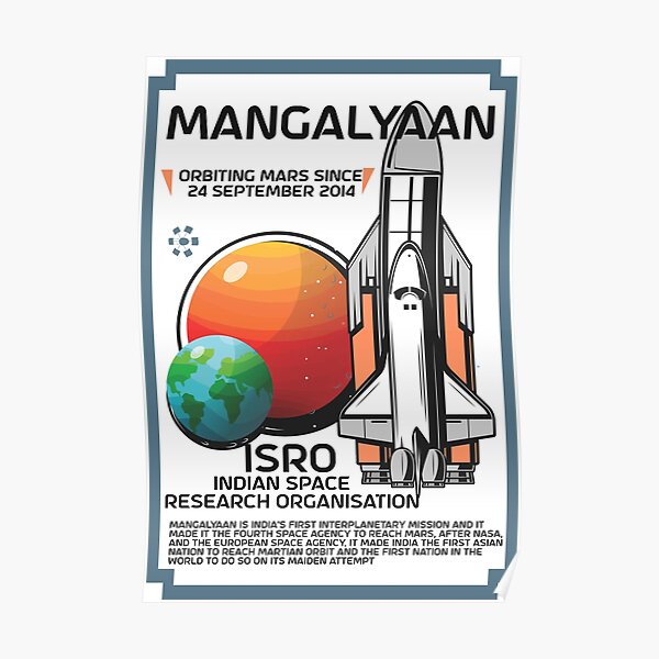 Isro Posters | Redbubble