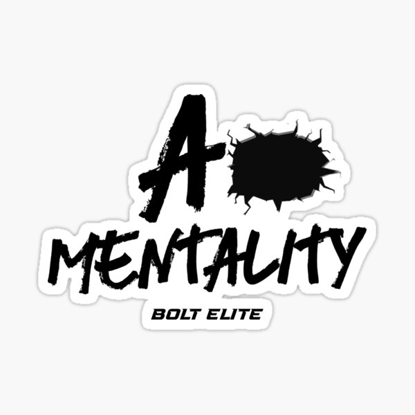 "A-Hole Mentality Logo" Sticker by BoltEliteMerch | Redbubble
