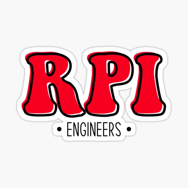 "RPI" Sticker by egoodwin24 | Redbubble
