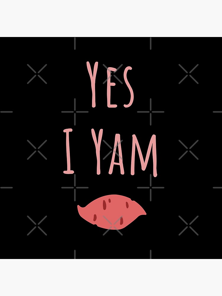 "Yes I Yam | Cute Couple's Thanksgiving 2020" Poster by CozyMarket ...