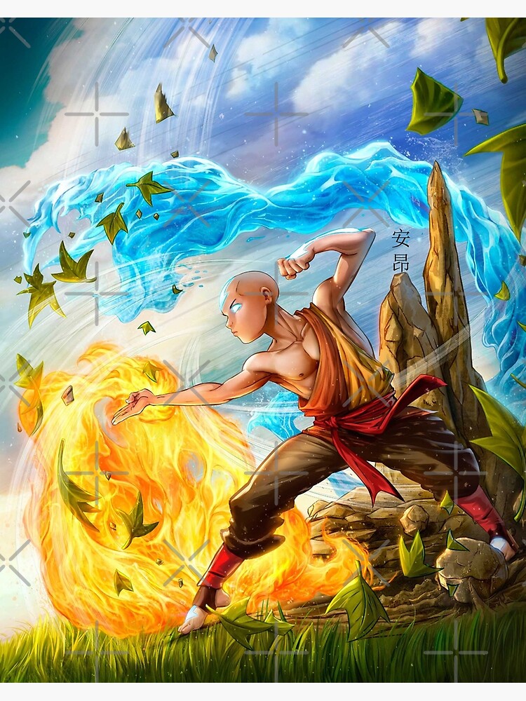 Avatar The Last Airbender Aang Poster Poster For Sale By Hendra17 Redbubble