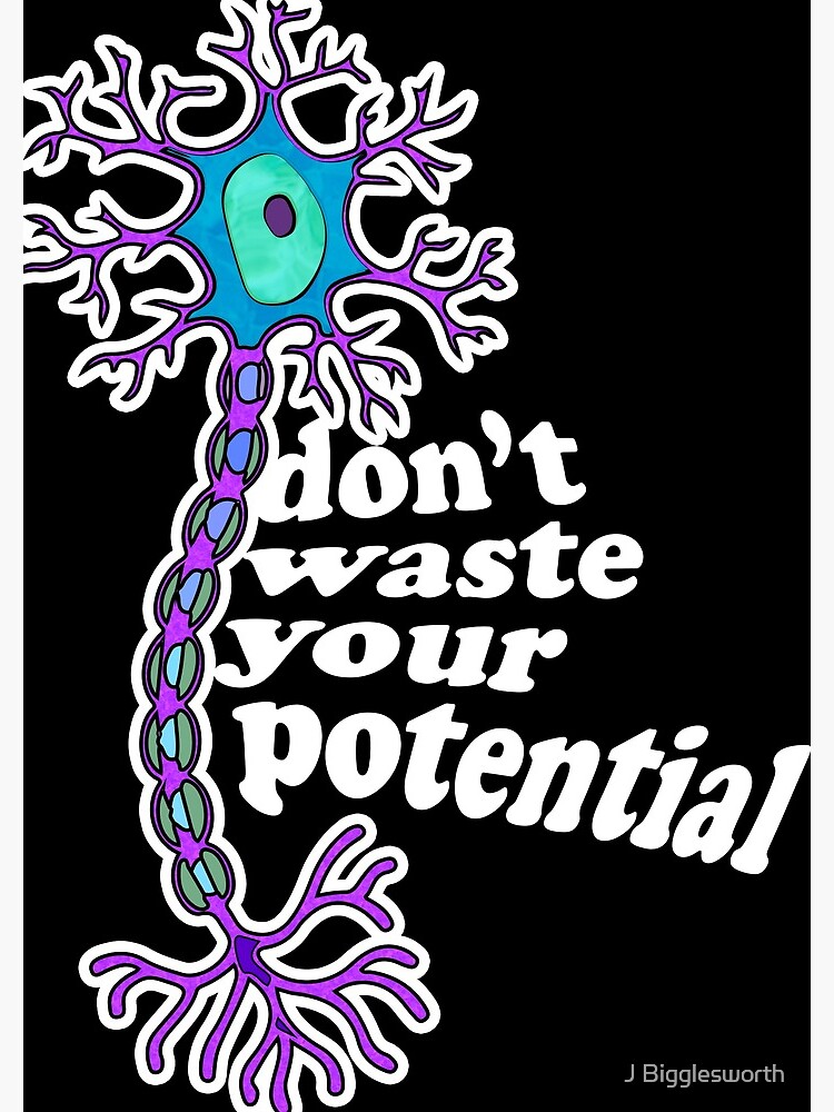 "Neuron Motivation - dont waste your potential " Spiral Notebook for ...