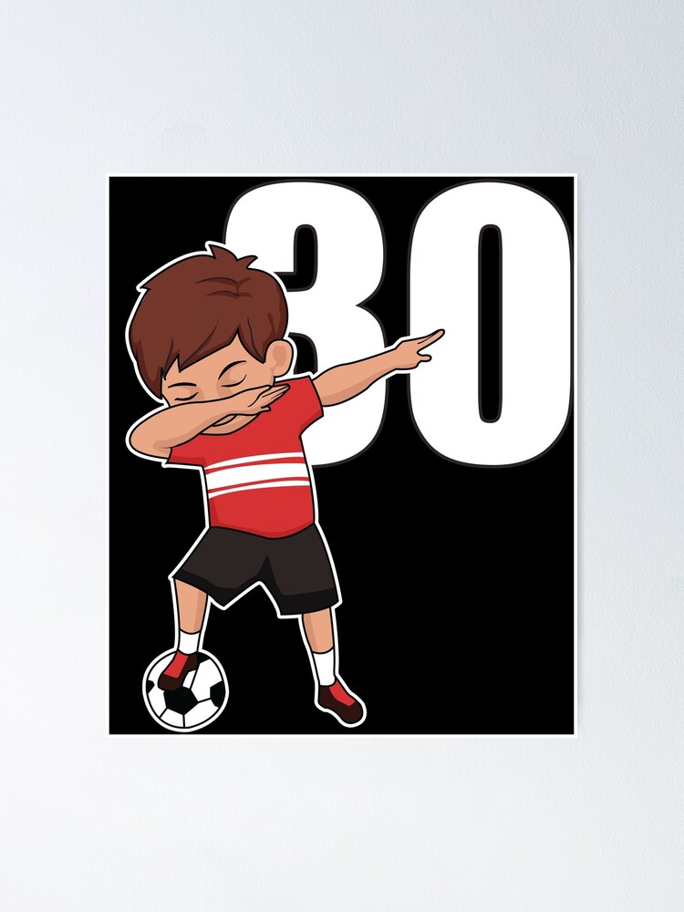 "Awesome Soccer Player Number 30 Soccer Athlete Athletic Sports Team ...