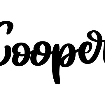 "Cooper" Sticker for Sale by ellietography | Redbubble