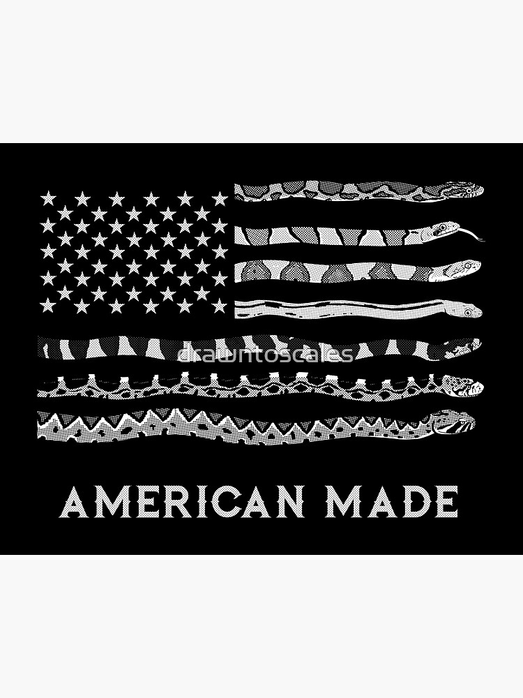 "American Made" Sticker for Sale by drawntoscales | Redbubble