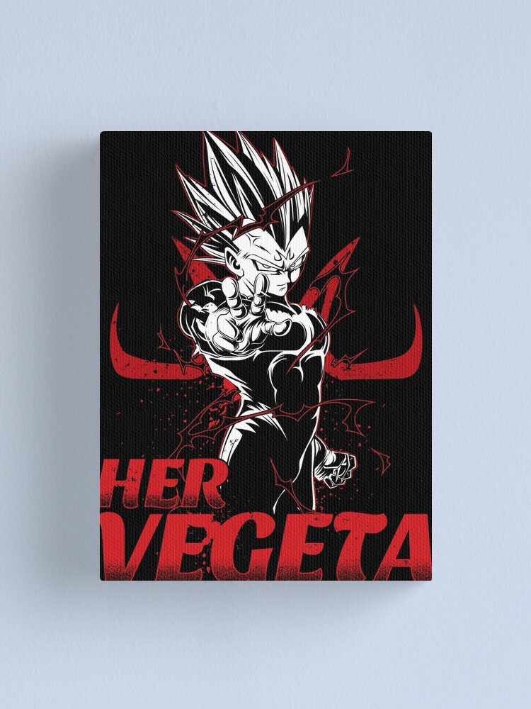 Impression Sur Toile « T Shirt Couple Super Saiyan Vegeta Par