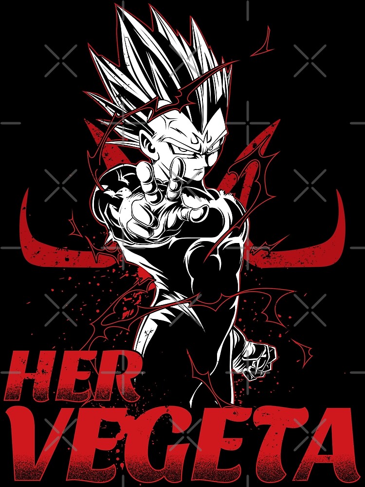 Impression Sur Toile « T Shirt Couple Super Saiyan Vegeta Par