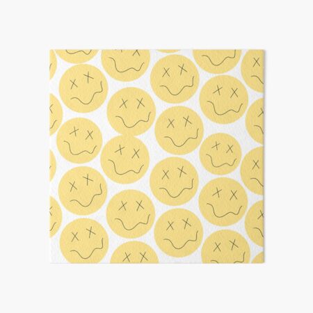 "wiggly smiley face " Art Board Print for Sale by saramminty | Redbubble