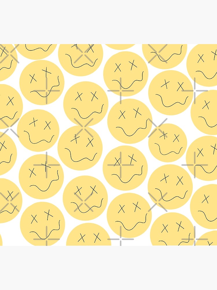 "wiggly smiley face " Poster for Sale by saramminty | Redbubble