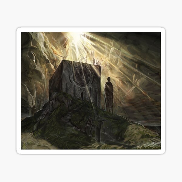 "Angel Fortress" Sticker by Mattattack1 | Redbubble