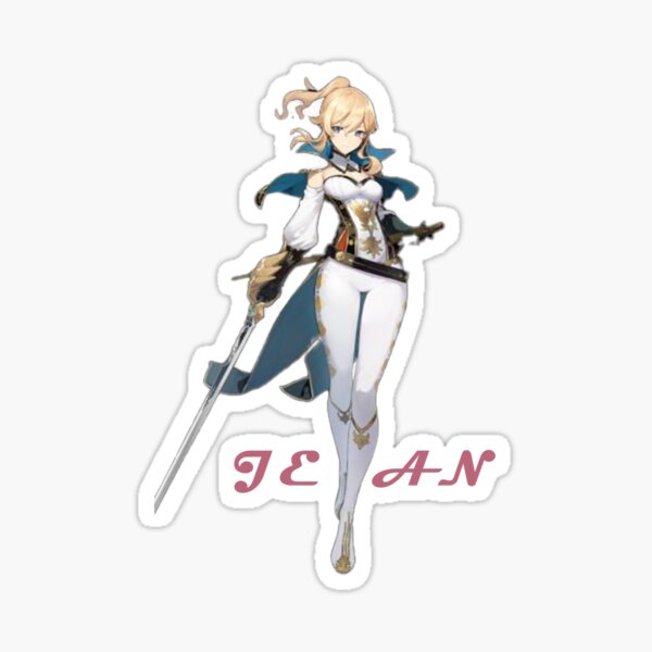 "Jean genshin impact" Sticker for Sale by fazsmail | Redbubble