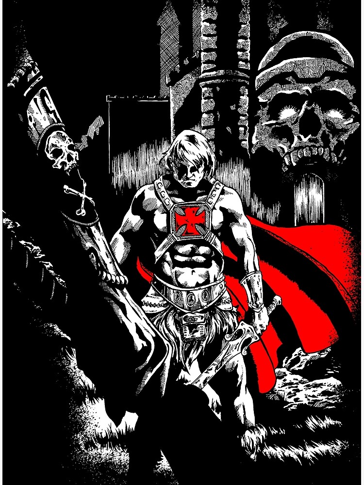 "Greyskull" Art Print by JonathanGrimm | Redbubble