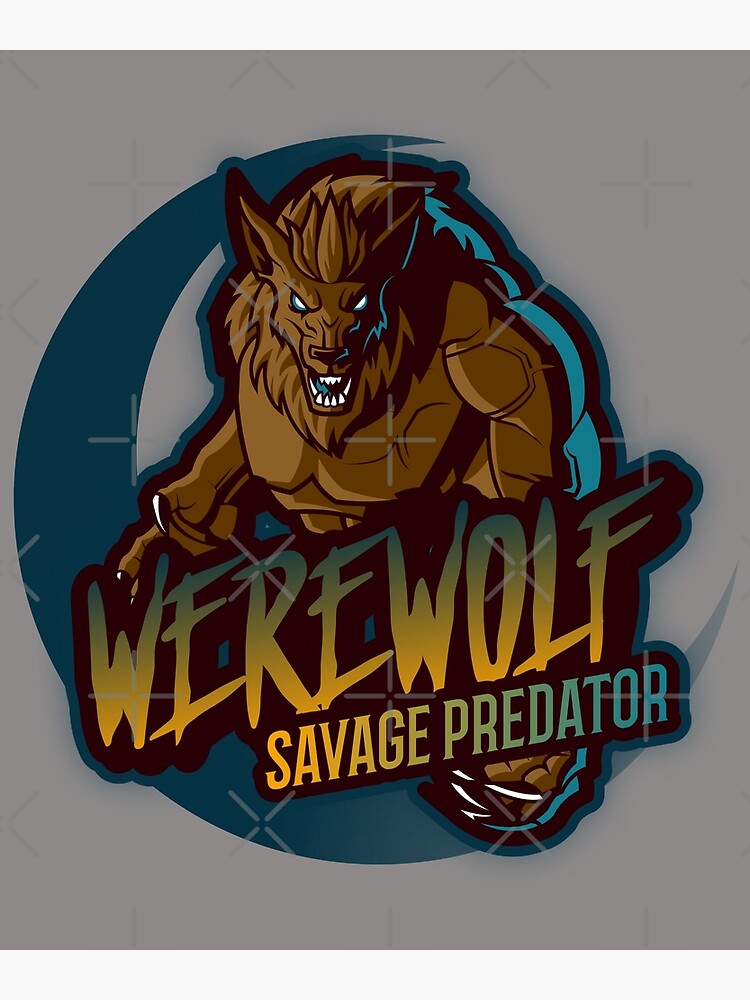 "Werewolf - Savage Predator" Poster for Sale by Elrics-Cache | Redbubble