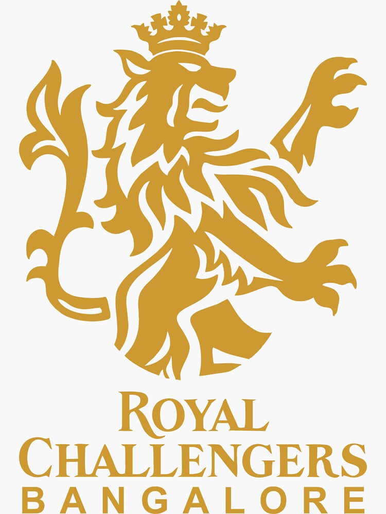 "royal challengers bangalore" Sticker for Sale by mayasingularity ...
