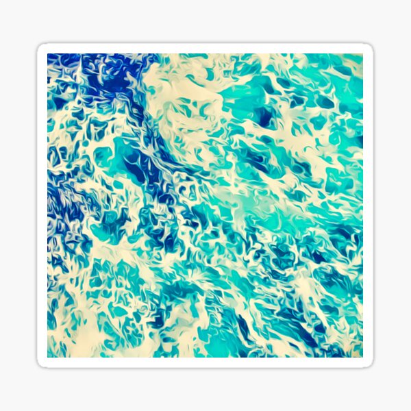 "Ocean Tide" Sticker for Sale by SilentPhrases | Redbubble