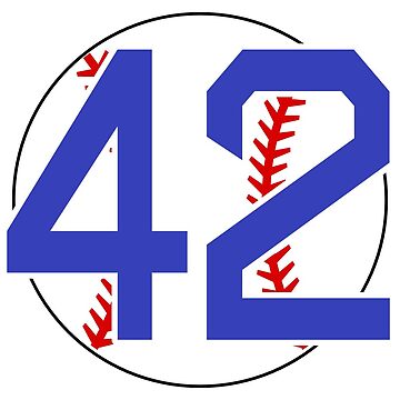 "42 Jackie Robinson" Sticker for Sale by bosoxicated | Redbubble