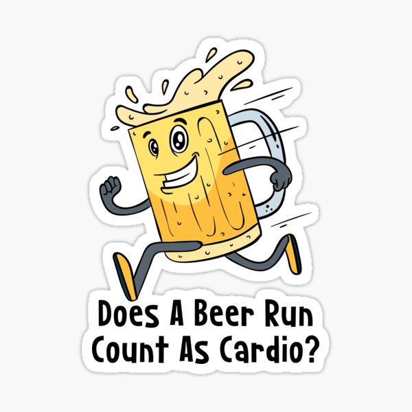 "Beer Run" Sticker for Sale by Bricke | Redbubble