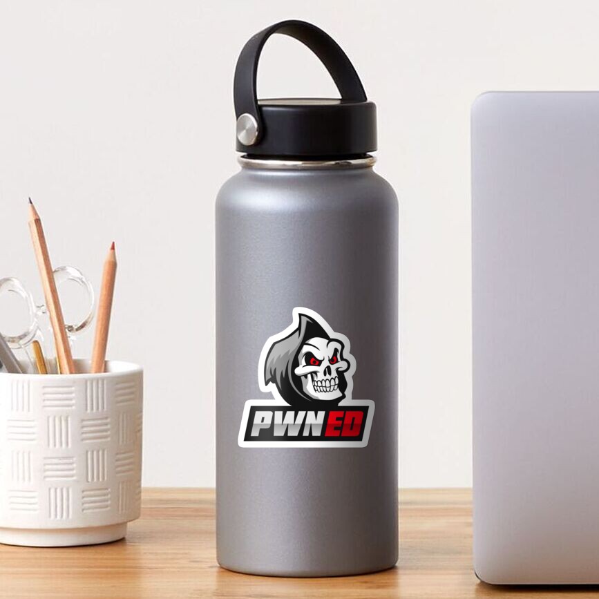 "Cyber security - Hacker - PWNED Red" Sticker for Sale by clubtee ...