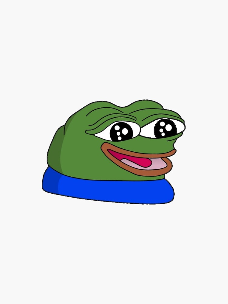 "PeepoHappy" Sticker for Sale by mrlazypl | Redbubble