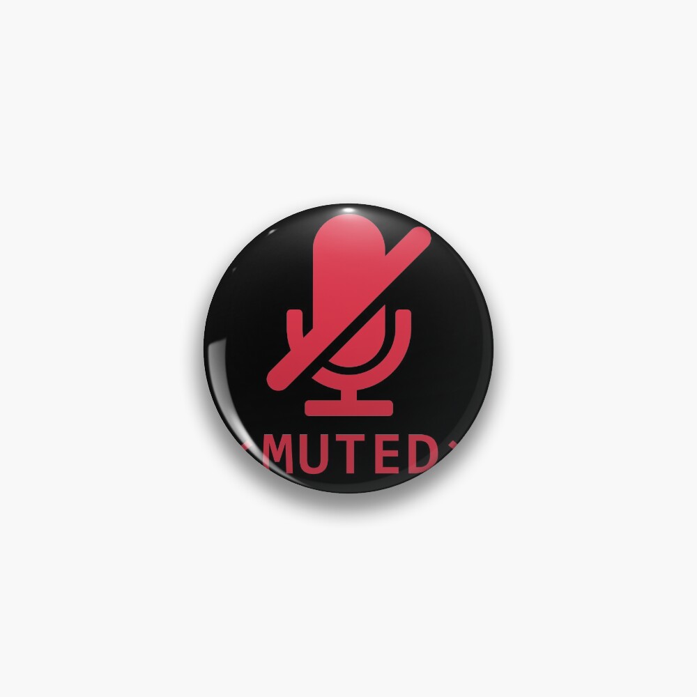 "Muted" Sticker for Sale by gezzoto | Redbubble