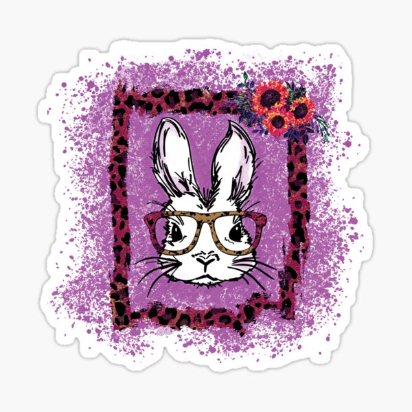 "Bunny" Sticker for Sale by Violetainara | Redbubble