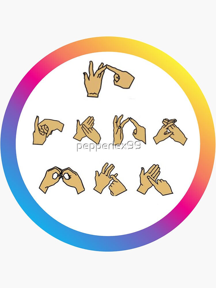 "I know BSL" Sticker for Sale by pepperlex99 | Redbubble