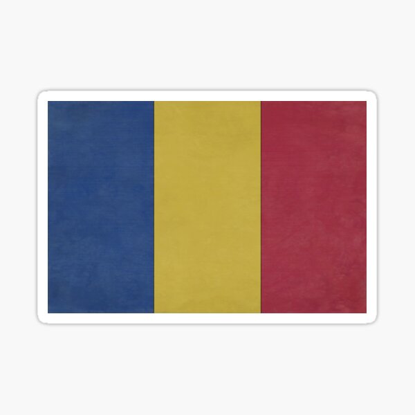 "Chad Flag" Sticker for Sale by LMontgomery | Redbubble
