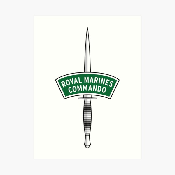 "Royal Marines Commando Insignia" Art Print by ruiazevedo | Redbubble