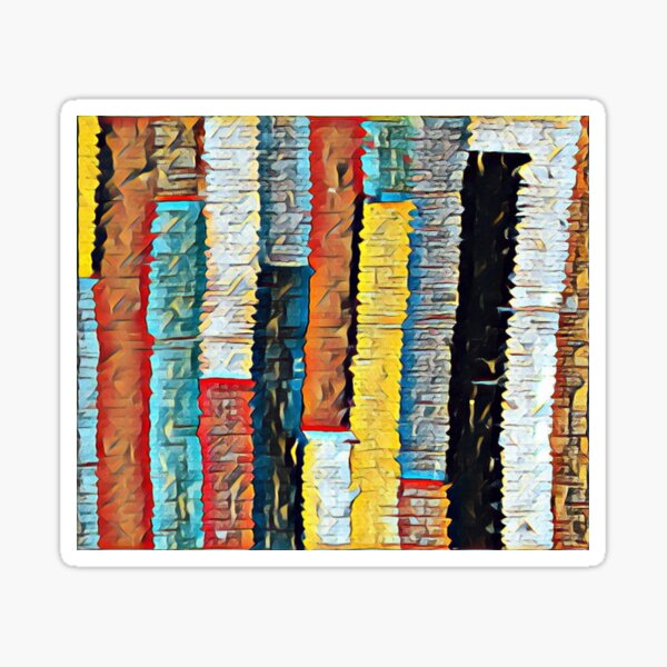 "Borders" Sticker by AmmprytArts | Redbubble