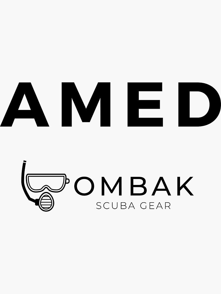 "Amed Bali Indonesia Scuba Diving Gear" Sticker by OmbakScubaGear ...