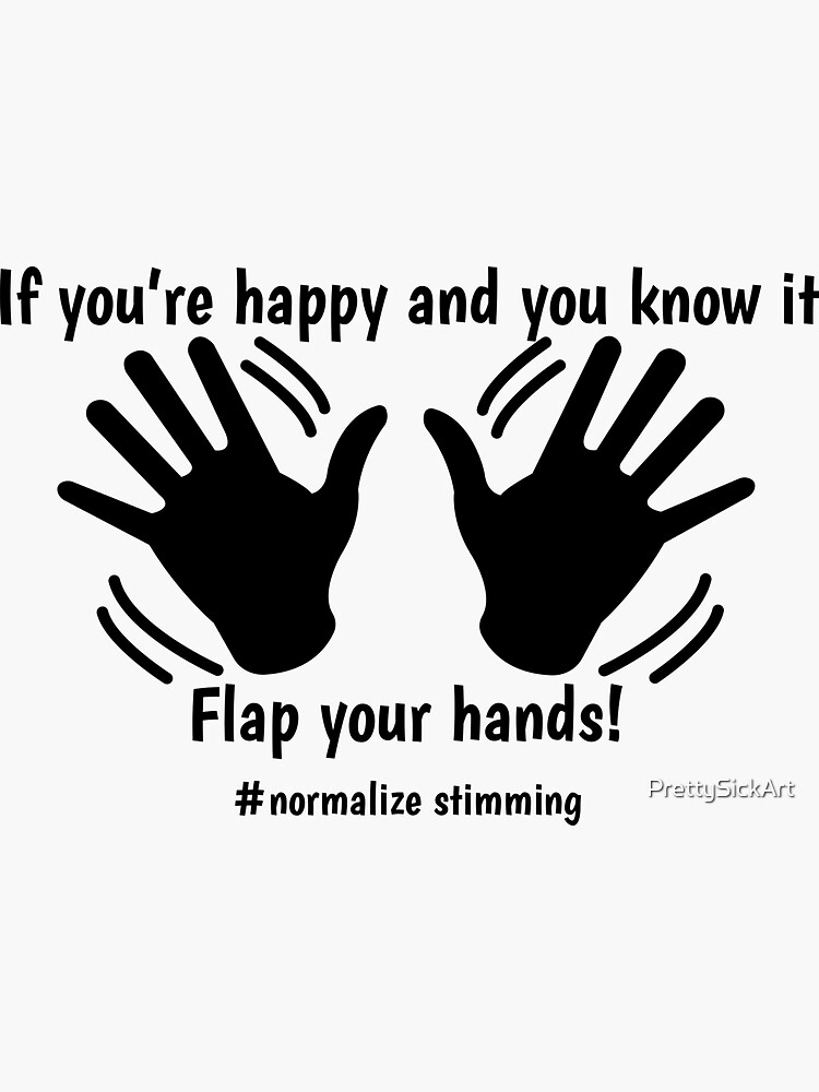 "Red Nebula: Flap Your Hands" Sticker for Sale by PrettySickArt | Redbubble