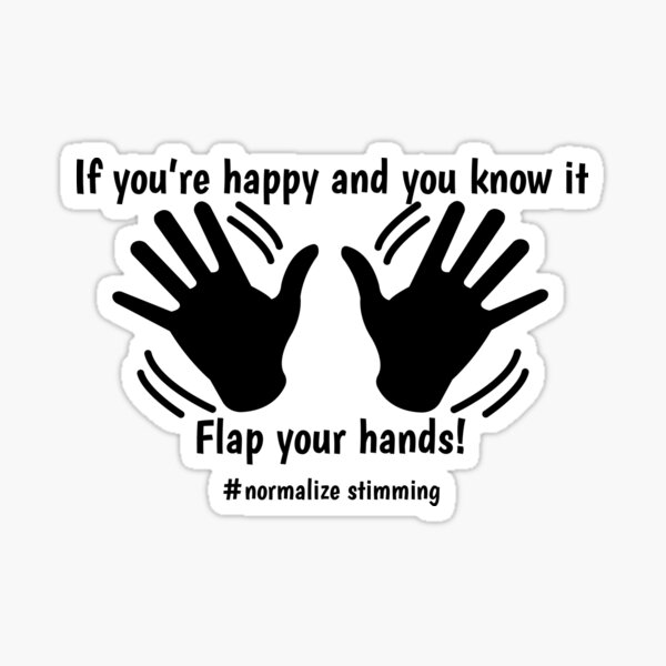 "Red Nebula: Flap Your Hands" Sticker for Sale by PrettySickArt | Redbubble