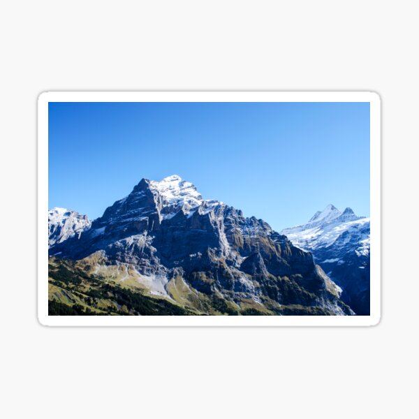 "Grindelwald mountains" Sticker for Sale by danbradbury | Redbubble
