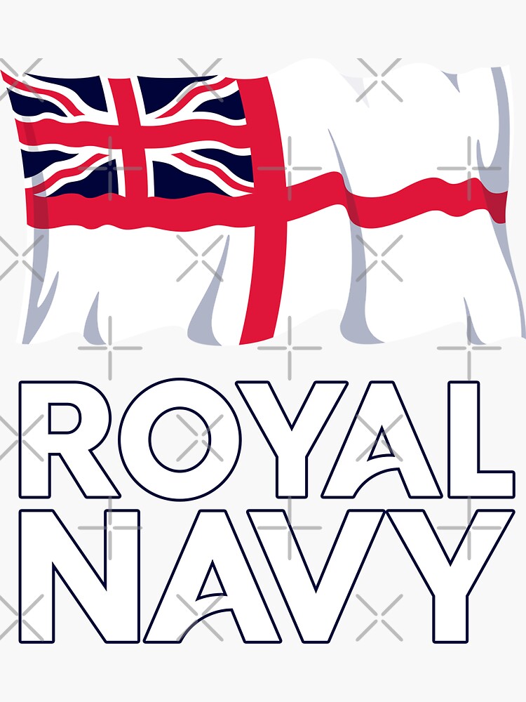 "Royal Navy Logo" Sticker for Sale by ruiazevedo | Redbubble