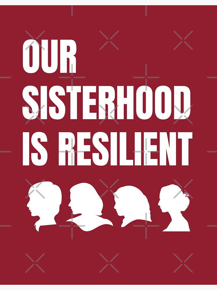 "Our sisterhood is resilient! The squad" Sticker for Sale by SerenaChoe ...