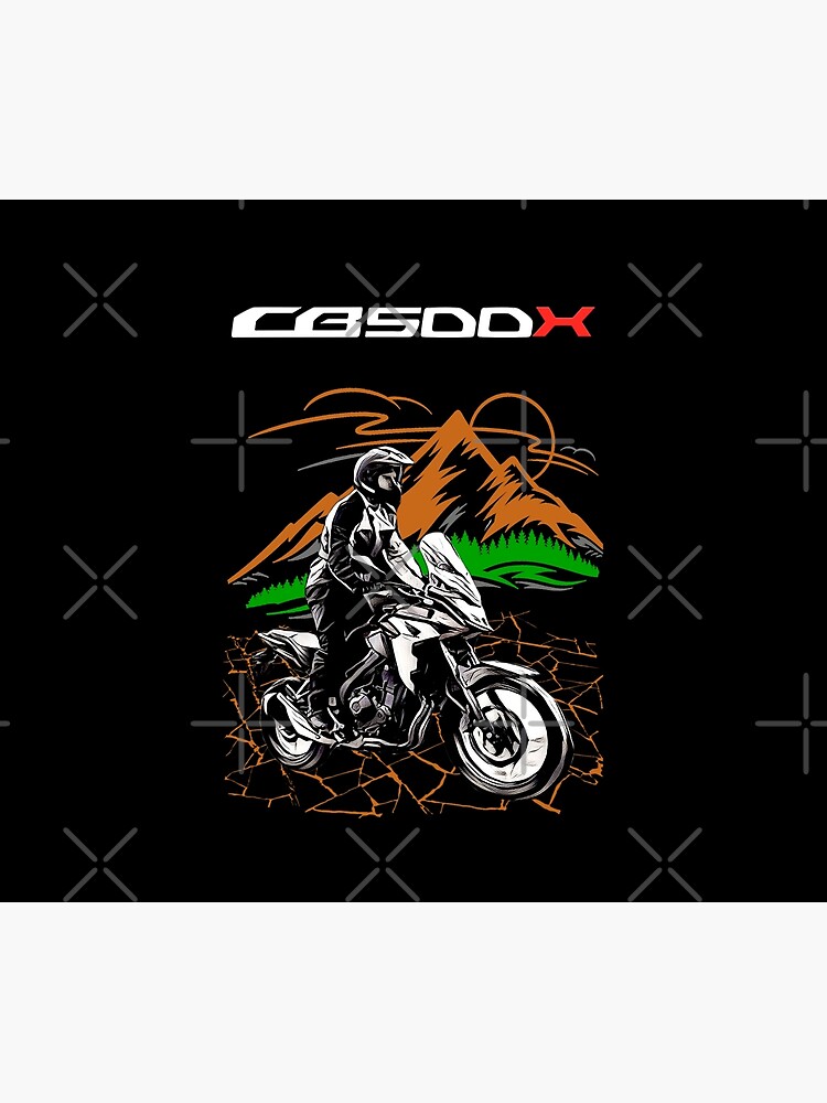 "Honda CB500X 2020 Mountains" Comforter for Sale by Evomotoarte | Redbubble