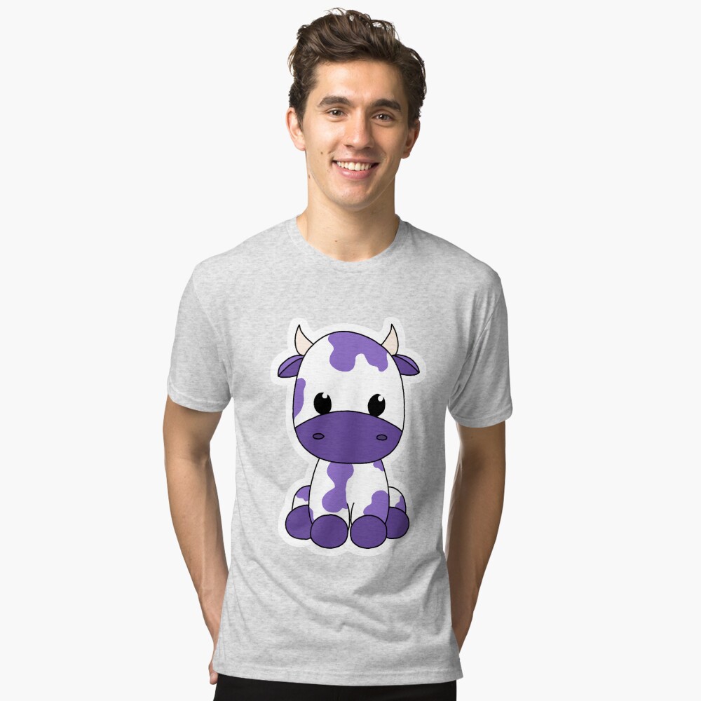 "Purple cow" Sticker for Sale by quincyfrancis | Redbubble