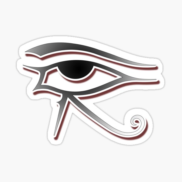 "eye of horas" Sticker for Sale by demartistry | Redbubble