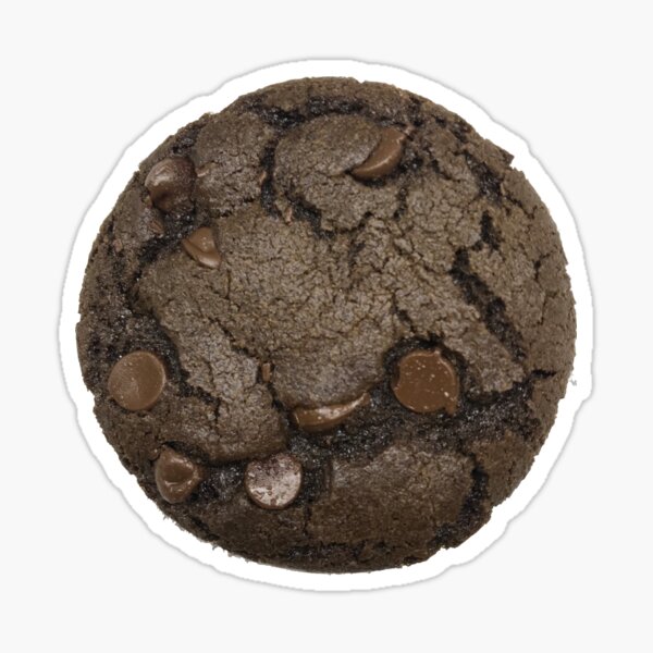 "Chocolate Chocolate Chip Cookie" Sticker by Darcy777 | Redbubble