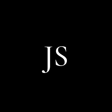 "JS Initials monogramed" Sticker for Sale by Abbara | Redbubble