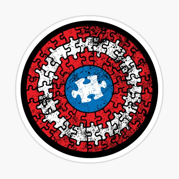 "Captain Autism - Autism Awareness" Sticker for Sale by peaktee | Redbubble